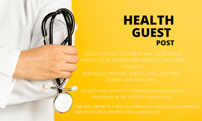 Publish a guest post on the health and fitness blog by Vampire88 | Fiverr
