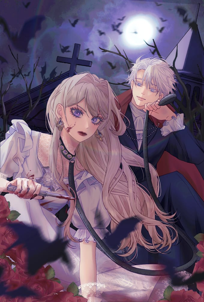 Draw illustrations, fan art, profile photo by Memipapi | Fiverr