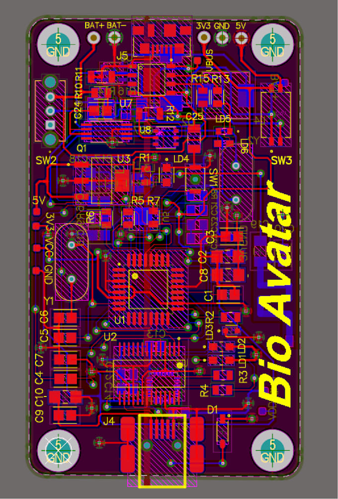 Design circuit, schematic, pcb layout with altium designer by ...