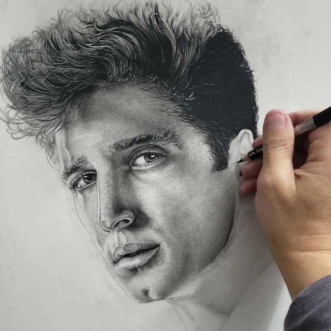 Surprising hyperrealism drawing in pencil personalized for you by ...