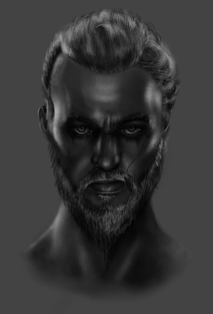 Create realistic character design and concept art by Ennguyen | Fiverr