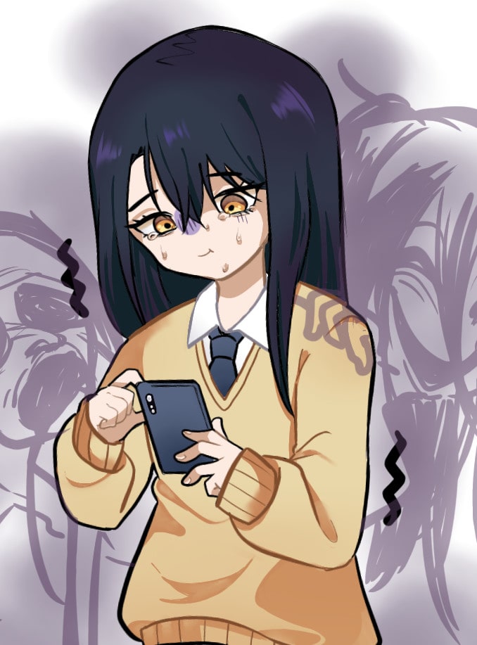 Draw cute girl and yuri gl by Eri_elina | Fiverr