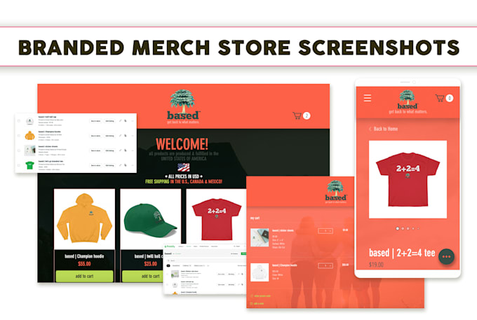 Build a merch store for your brand by Mdryve | Fiverr