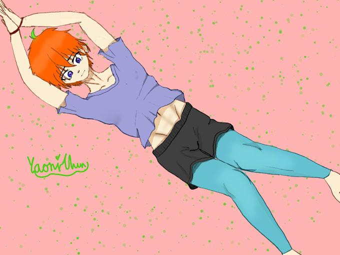 Draw persons and made up character for you by Yaoni_chan | Fiverr