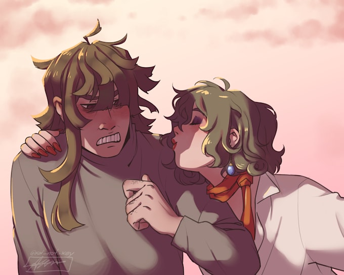 Draw a cel shading art for you by Awiraa | Fiverr