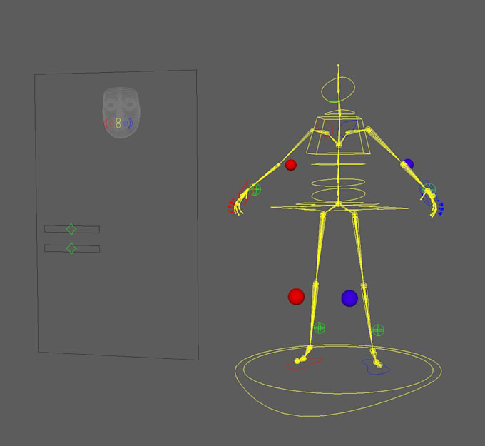 Create standard biped 3d rig in maya by Edoardotirloni | Fiverr