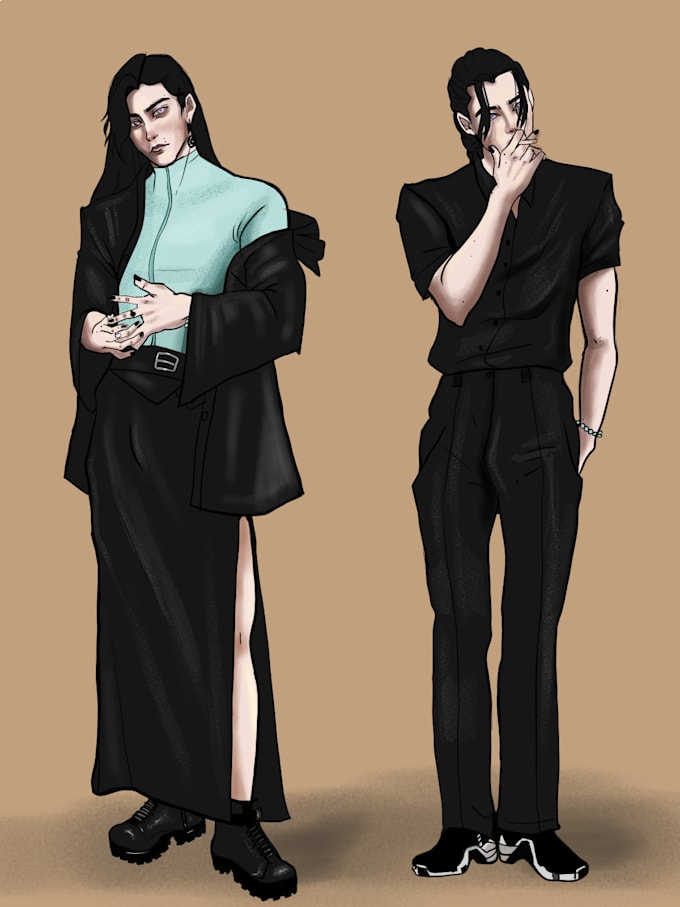 Draw amazing illustrations in many different art styles by Sofymizuki ...