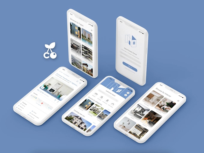 Design a minimalist mobile app and website ui in figma by Ollyvia | Fiverr