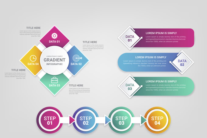Design infographic flow chart, graph tables and diagrams by ...
