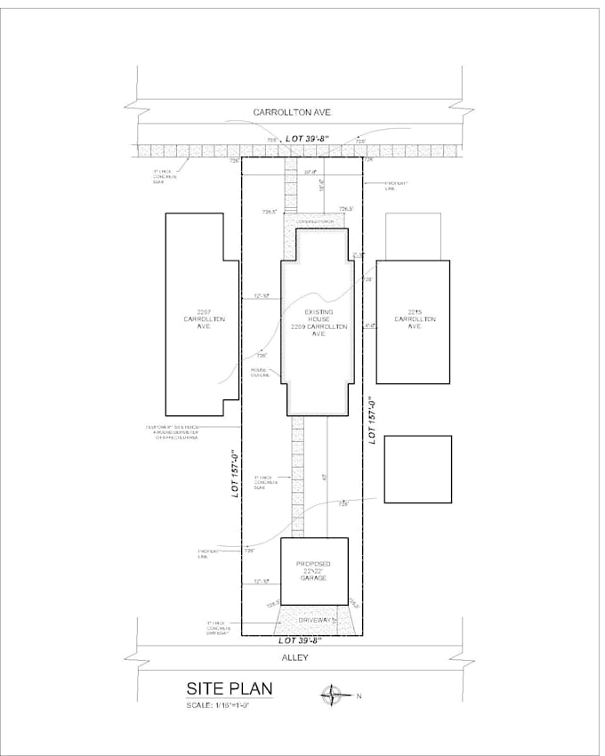 Draw site plan of your property for city permit in 24 hours by Amin42 ...