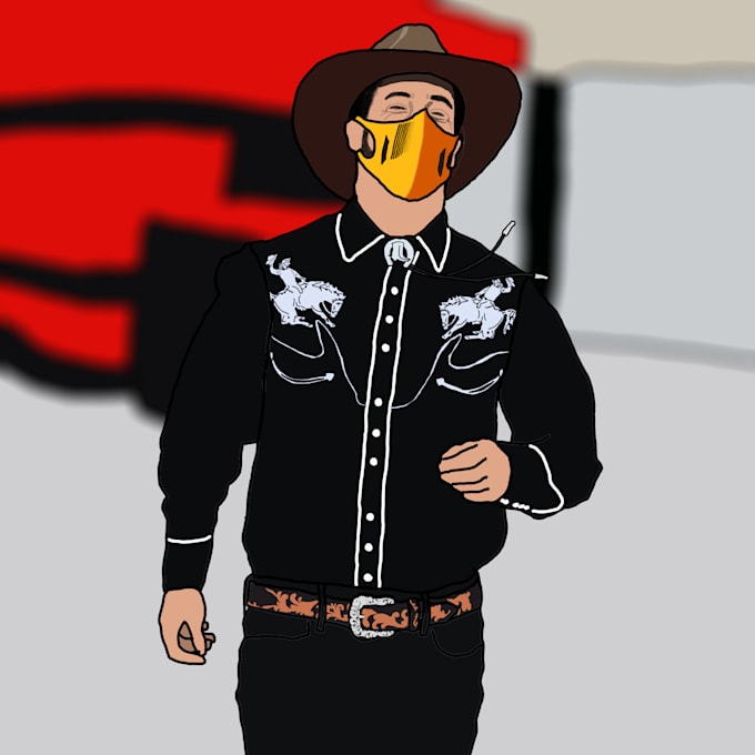 Make a digital drawing based on a picture by Michwin | Fiverr