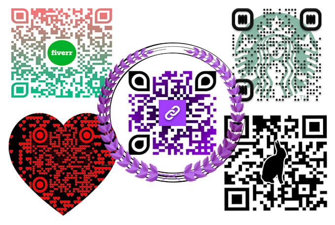 Design custom qr code and barcode generator with logo at cheap price by ...
