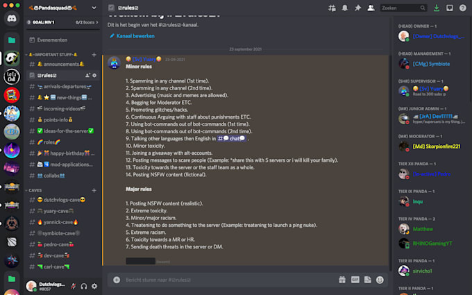 Create a complete and fresh looking discord server for you by ...