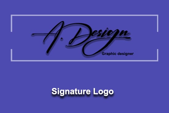 Design unique and luxury handwritten wordmark signature logo by ...