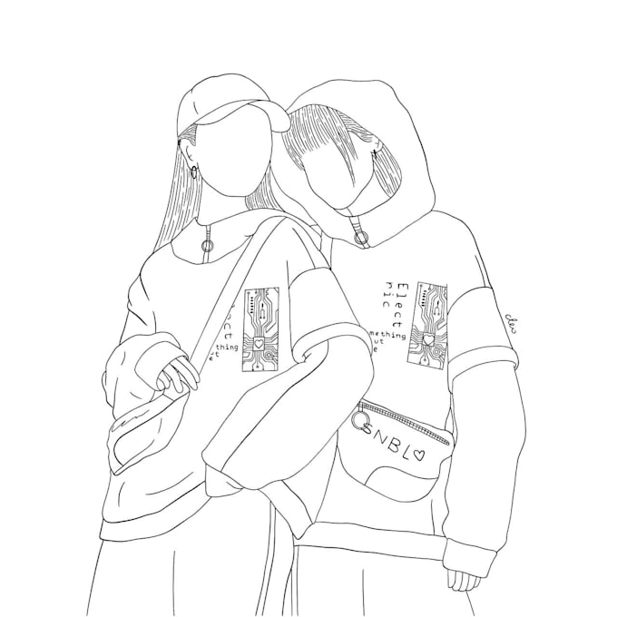 Draw neat line art for you by Artsycleo | Fiverr