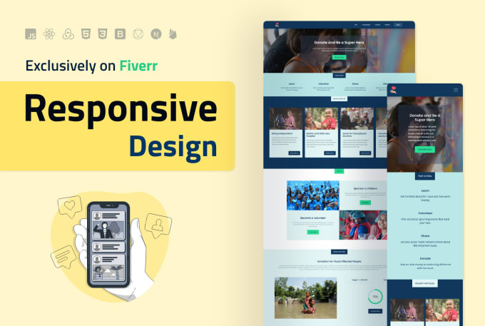 Be Your Front End Web Developer Using React Js Redux Sass Bootstrap By Asadmridul Fiverr