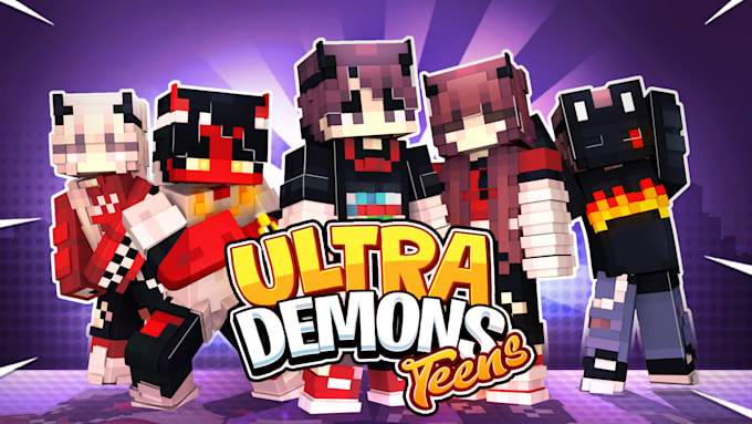 Make best minecraft marketplace key art by Warlcreates | Fiverr