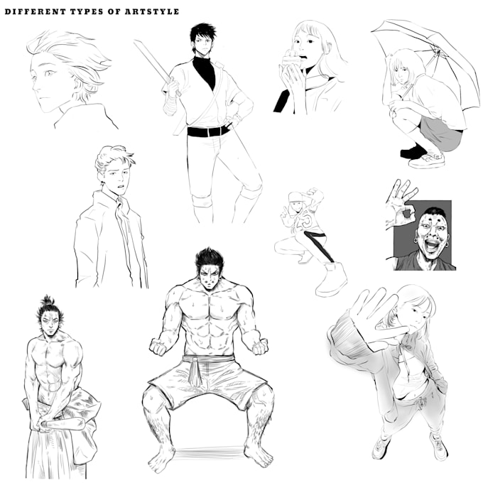 Draw your action, fantasy comic by Lord_daren | Fiverr