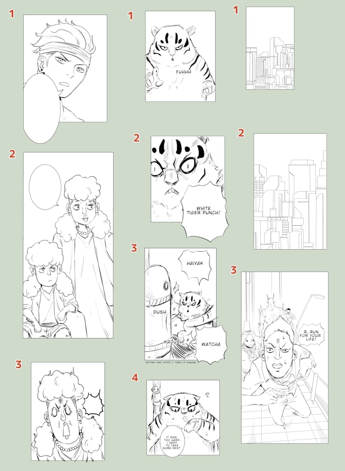 Create your storyboard for webtoon or comic by Lord_daren | Fiverr