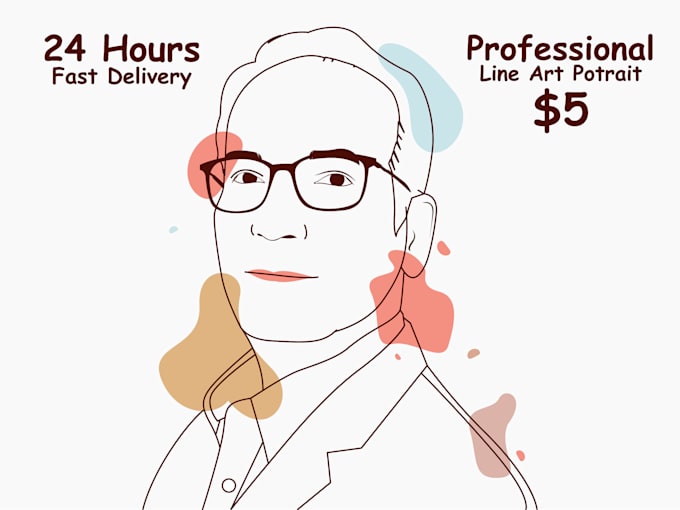 Make professional line art potrait by Bambangsparkyu | Fiverr
