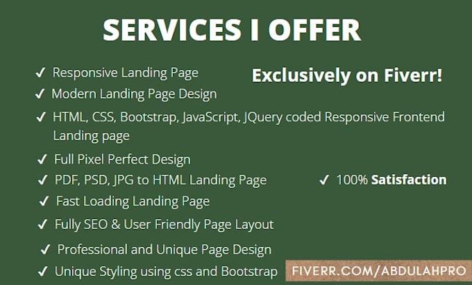 Create modern and responsive landing page design using html css ...