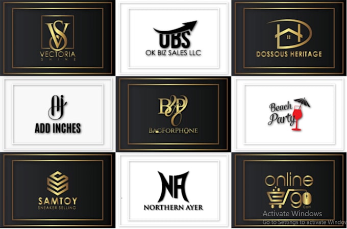 Design a modern and luxury minimalist logo by Nazia_pro1 | Fiverr