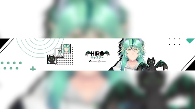Make a banner design for vtuber by Kisechy | Fiverr