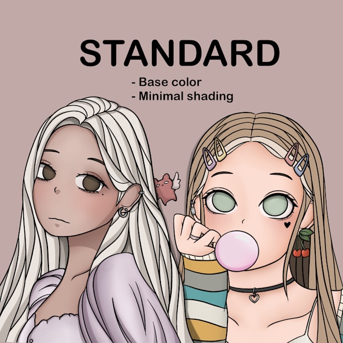 Draw a simple human character for you by Dumpyling | Fiverr