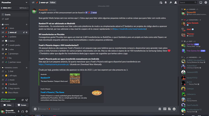 Setup a community discord server by Picono435 | Fiverr