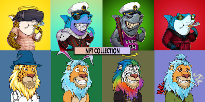 Create custom nft character with traits, nft art collection by ...