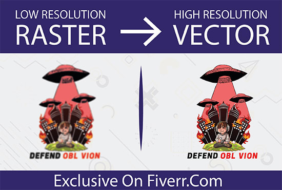 Convert old image or logo to vector tracing ai, svg, eps, pdf, png, by ...