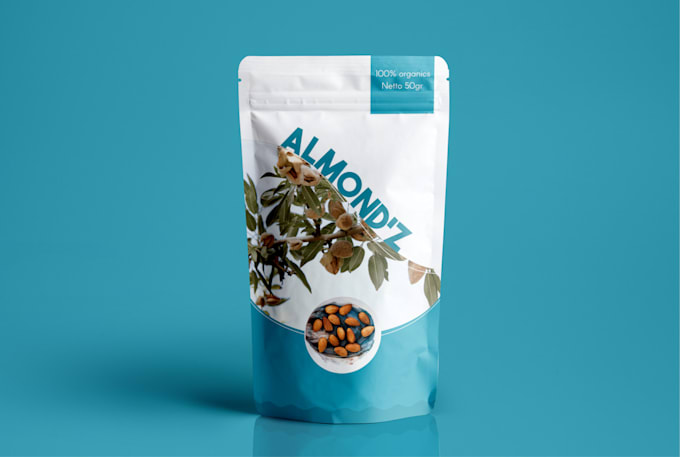 Do premium pouch packaging design for your product by Daffaherda | Fiverr