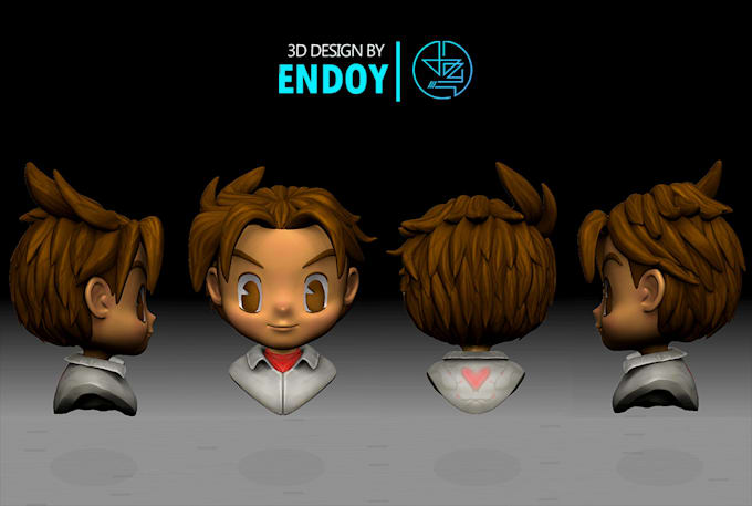 3d character modeling texture stylized by Endoy_doymy3d | Fiverr