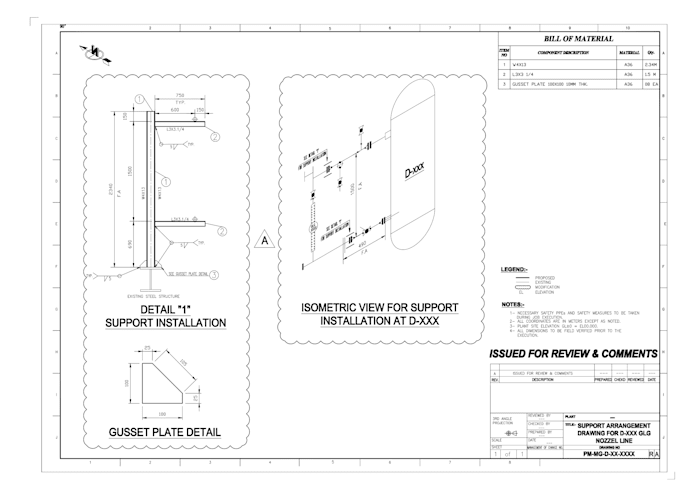 Do piping isometric and 2d layout drawing in autocad with mto by ...