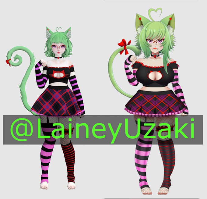 Create a personal vrchat female model by Shyylinva | Fiverr