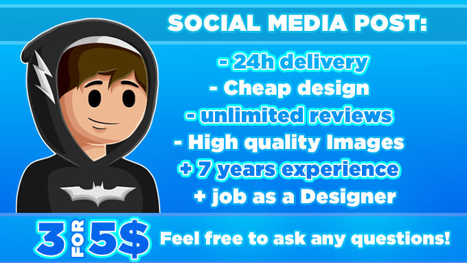 Design social media posts graphics for facebook, instagram, linkedin ...