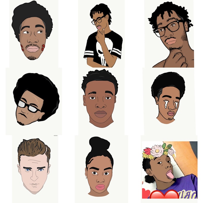 Make custom cartoons or sketches by Officialeal2 | Fiverr