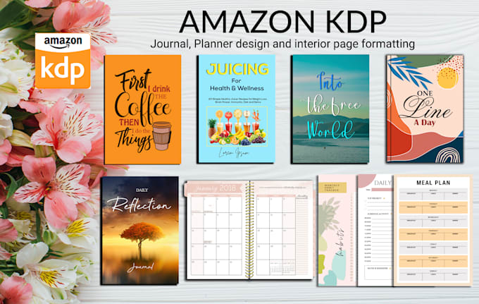 Design custom planner, journal, notebook, calendar by Shimu09 | Fiverr