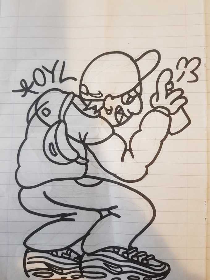 Drawing your character in 1920s cartoon style by Zzzerinoo | Fiverr