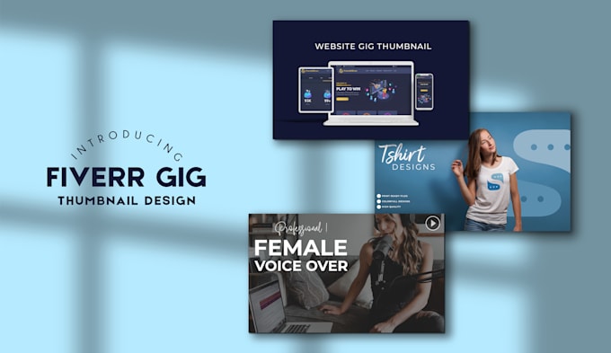 Design Fiverr Gig Thumbnail For Your Business By Mewindson Fiverr