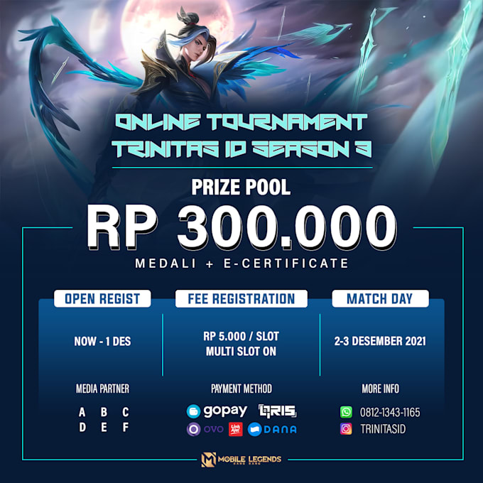 Design an esports tournament poster flyer for gaming event by Chandxml ...
