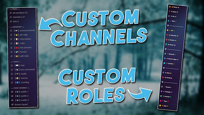 Make you a really nice discord server by Tangygfx | Fiverr