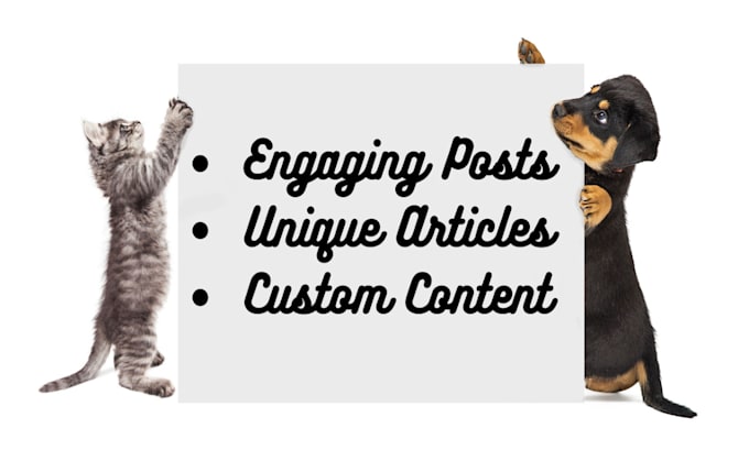 Write an engaging pet blog post by Defjam515 | Fiverr