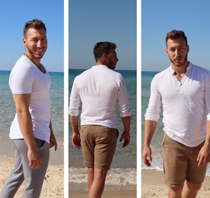 Shoot high quality male model photos for your brand by Moshe316 | Fiverr