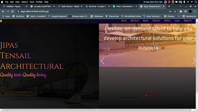 Make a beautiful fully interactive website by Interstellarcg | Fiverr