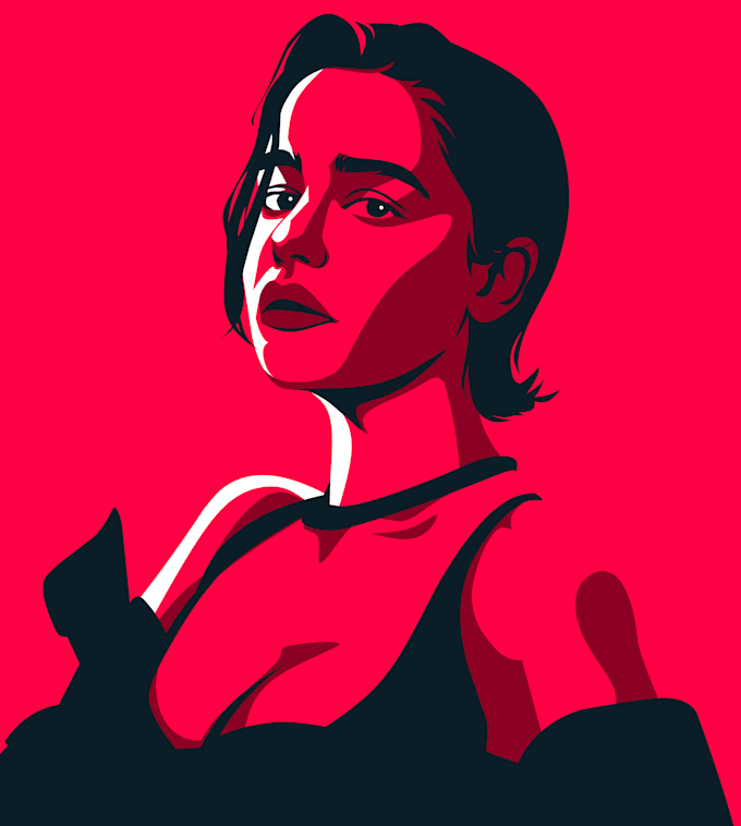 Draw colorful modern pop art in malika favre style by Duckypixel2d | Fiverr