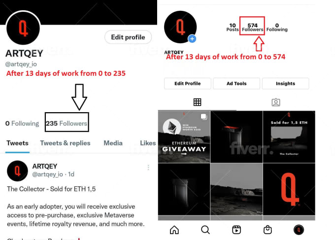 Do Super Fast Instagram Organic Growth By Creative Jk Fiverr