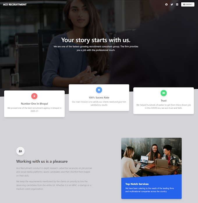 Be your frontend developer do html, css, and javascript of website by Webdev_artist | Fiverr