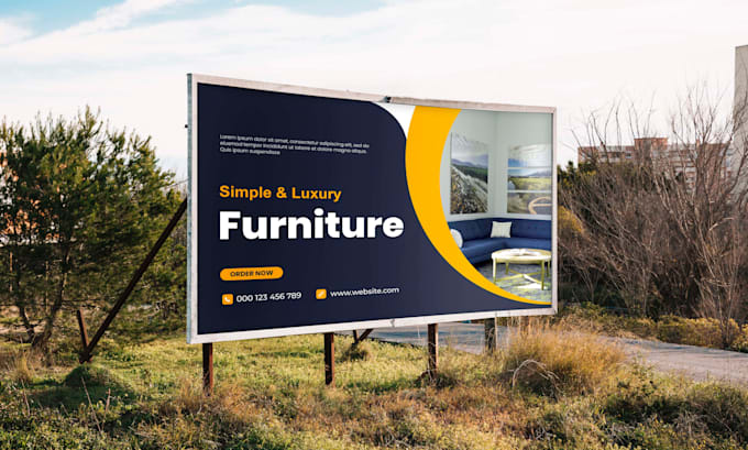 Design any type of billboard, signage for your business by Haseearts ...