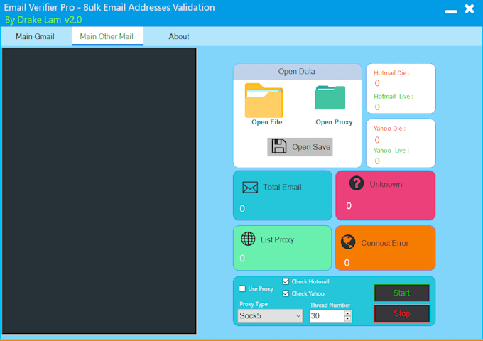 Email verifier pro full source code, desktop applications by Drakelam ...